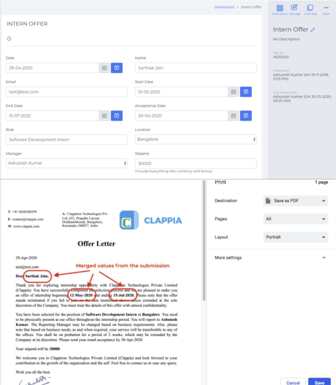 Google Forms Alternative with PDF Reports & Dynamic Printing | Clappia